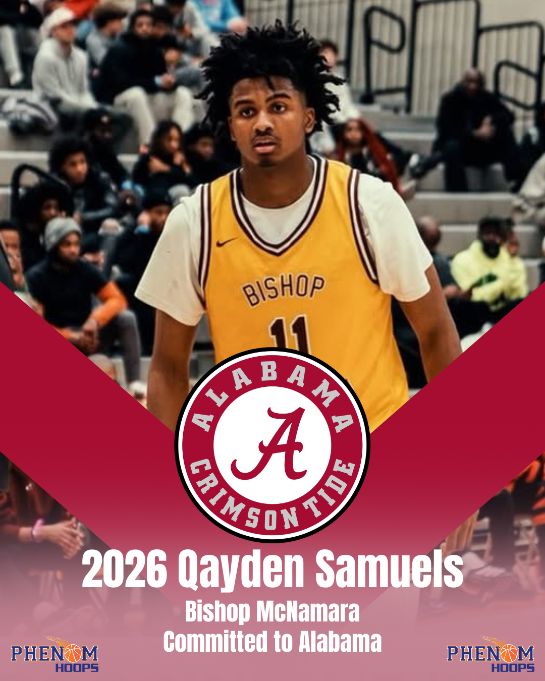 Qayden Samuels Commits to Alabama - Phenom Hoops